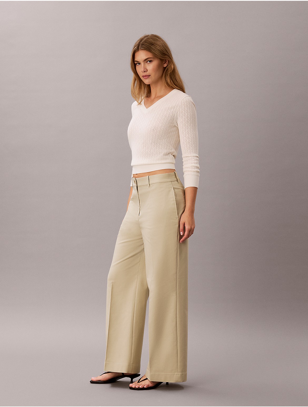 CALVIN KLEIN Calvin Klein Jeans Wide Leg Chino Pants